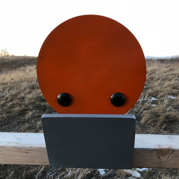 Little steel targets that fall over when shot - Range Rabbit