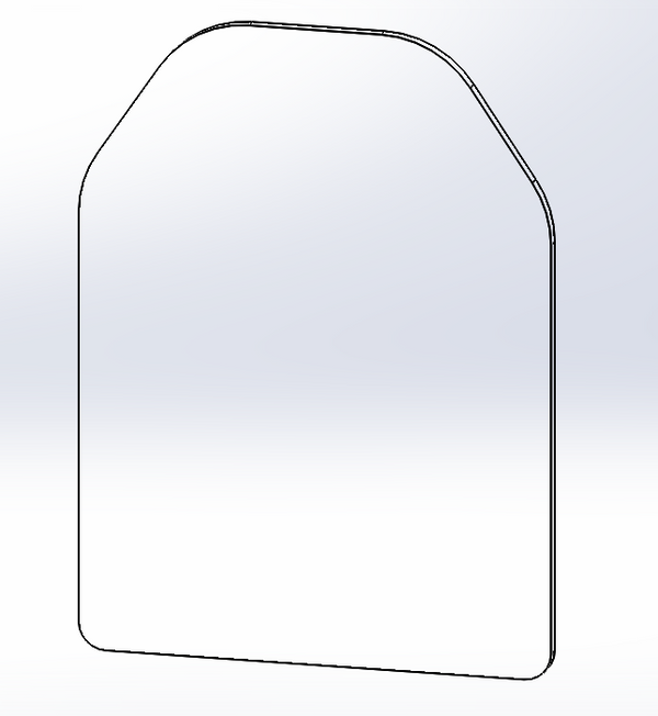 ESAPI Non-Ballistic Training Plate - Range Rabbit